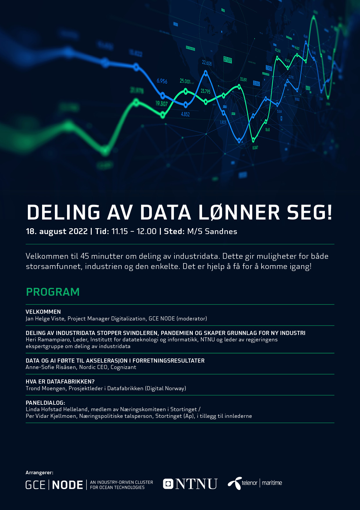 Deling av data lønner seg – Arendalsuka 2022