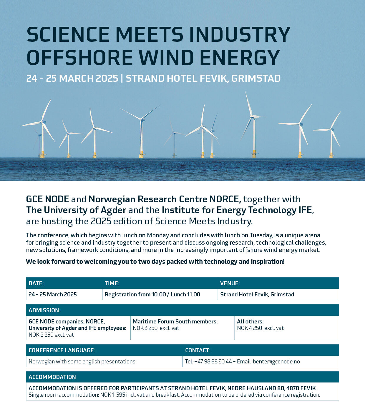 Science Meets Industry – Offshore Wind Energy 2025