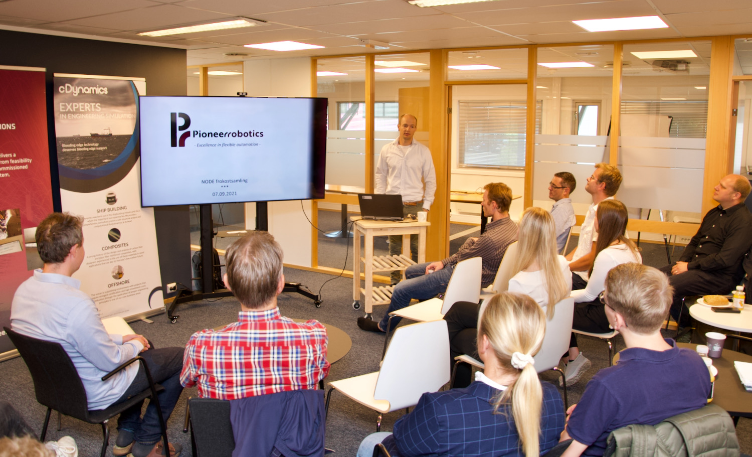 Pleased to attend breakfast meetings