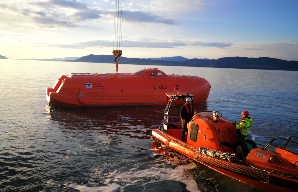 Equinor chooses electric lifeboats for Njord